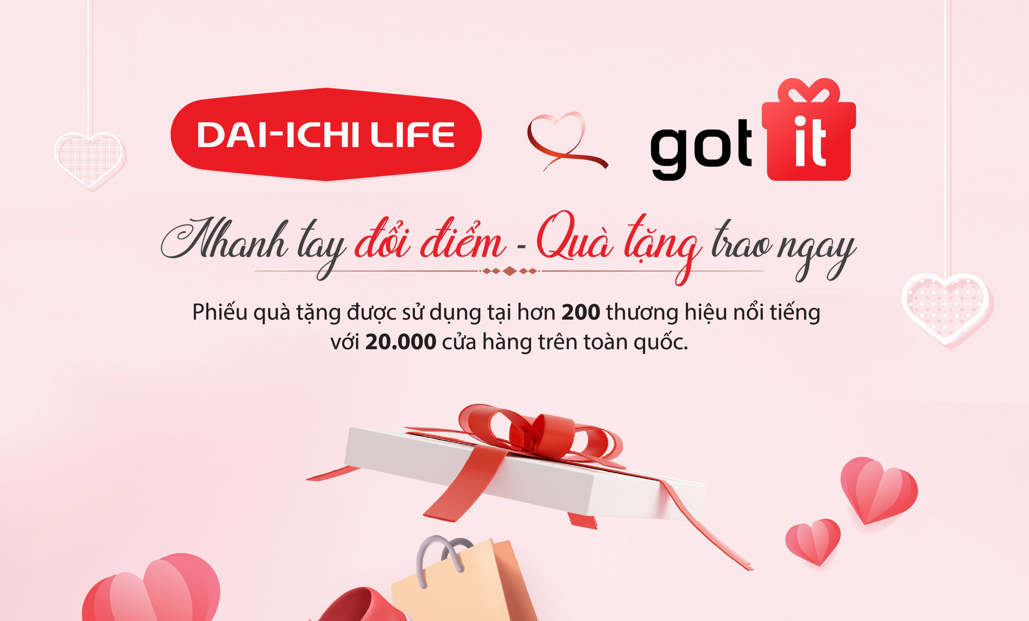 Nhanh tay đổi điểm - Quà tặng trao ngay